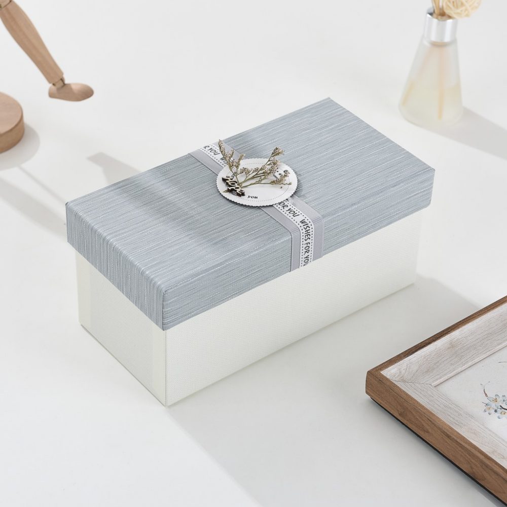 Gray texture printed box | THE Box