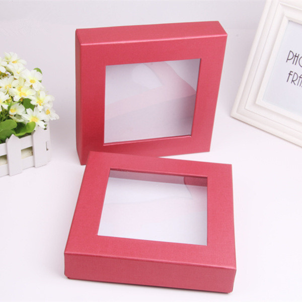 Colored window gift box