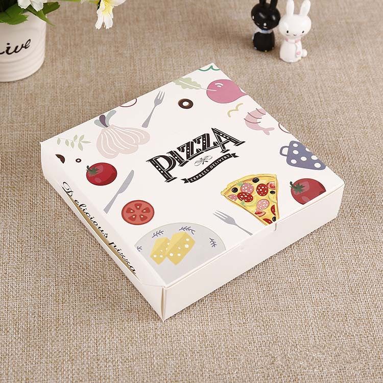 Printed black pizza box | THE Box