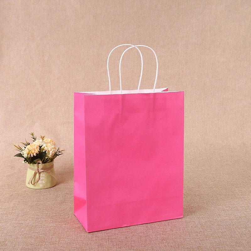 Solid color kraft paper bag | THE Box