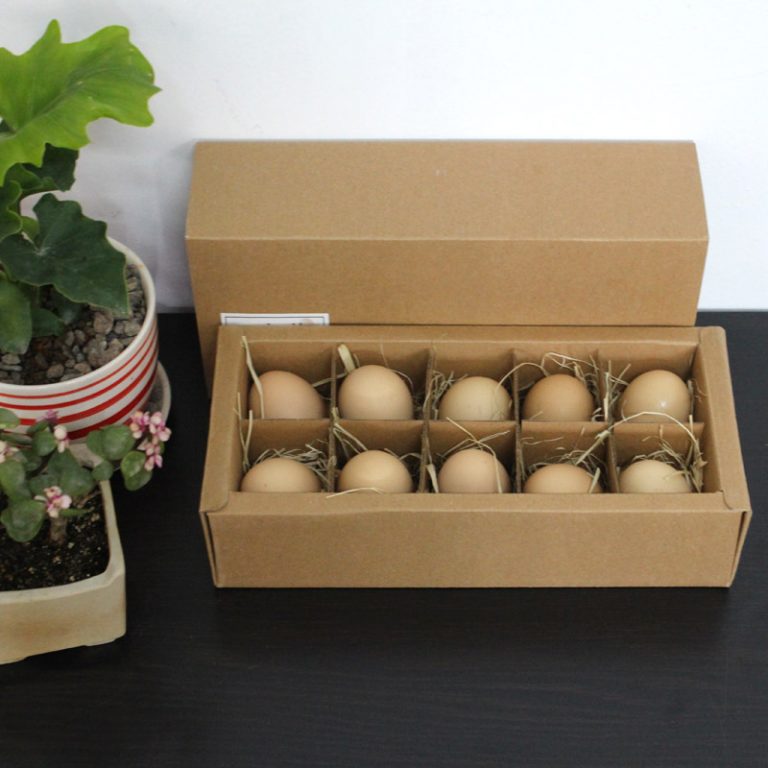 Small size egg corrugated box