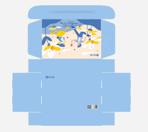 Custom make mailer boxes design template, custom printing